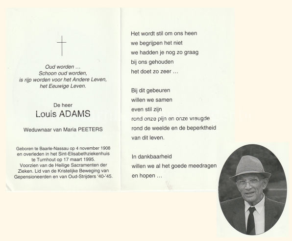 Turnhout van Vroeger - Familie Adams