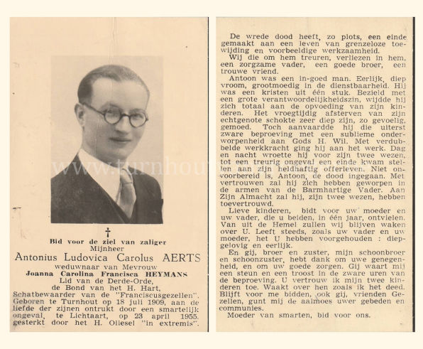 Turnhout van Vroeger - Familie Aerts