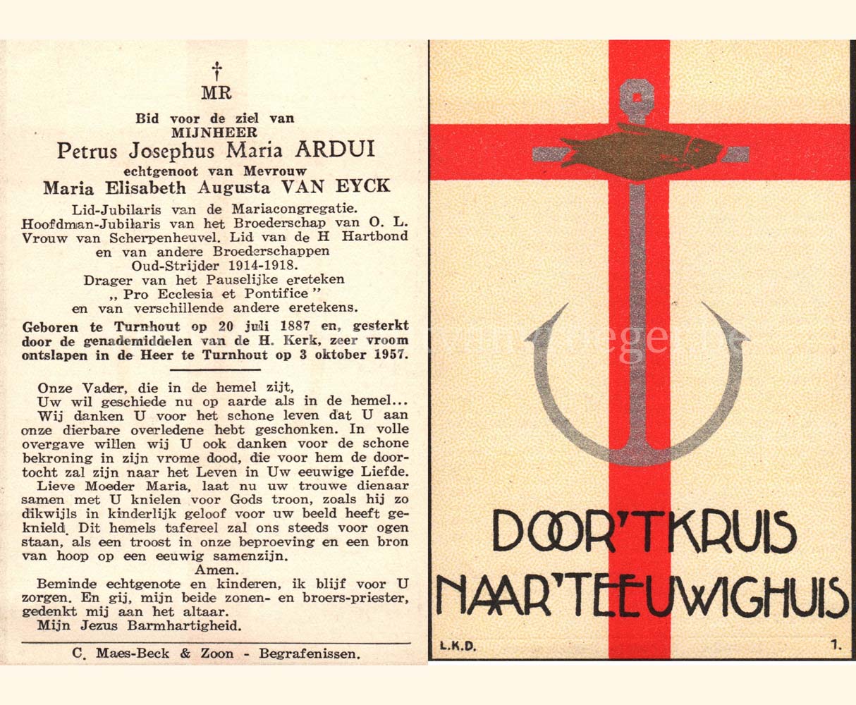 Turnhout van Vroeger - Familie Ardui