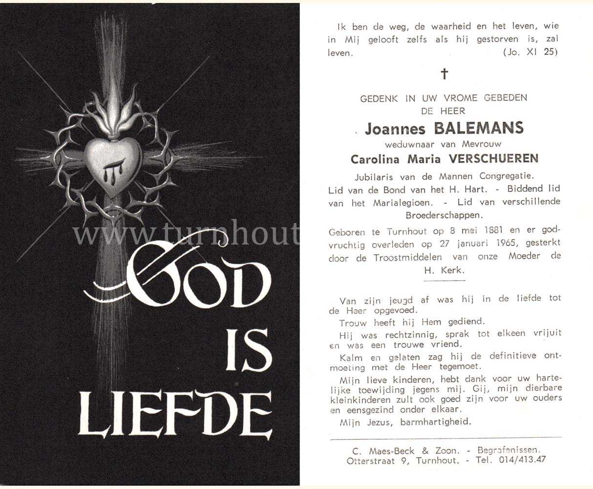 Turnhout van Vroeger - Familie Balemans