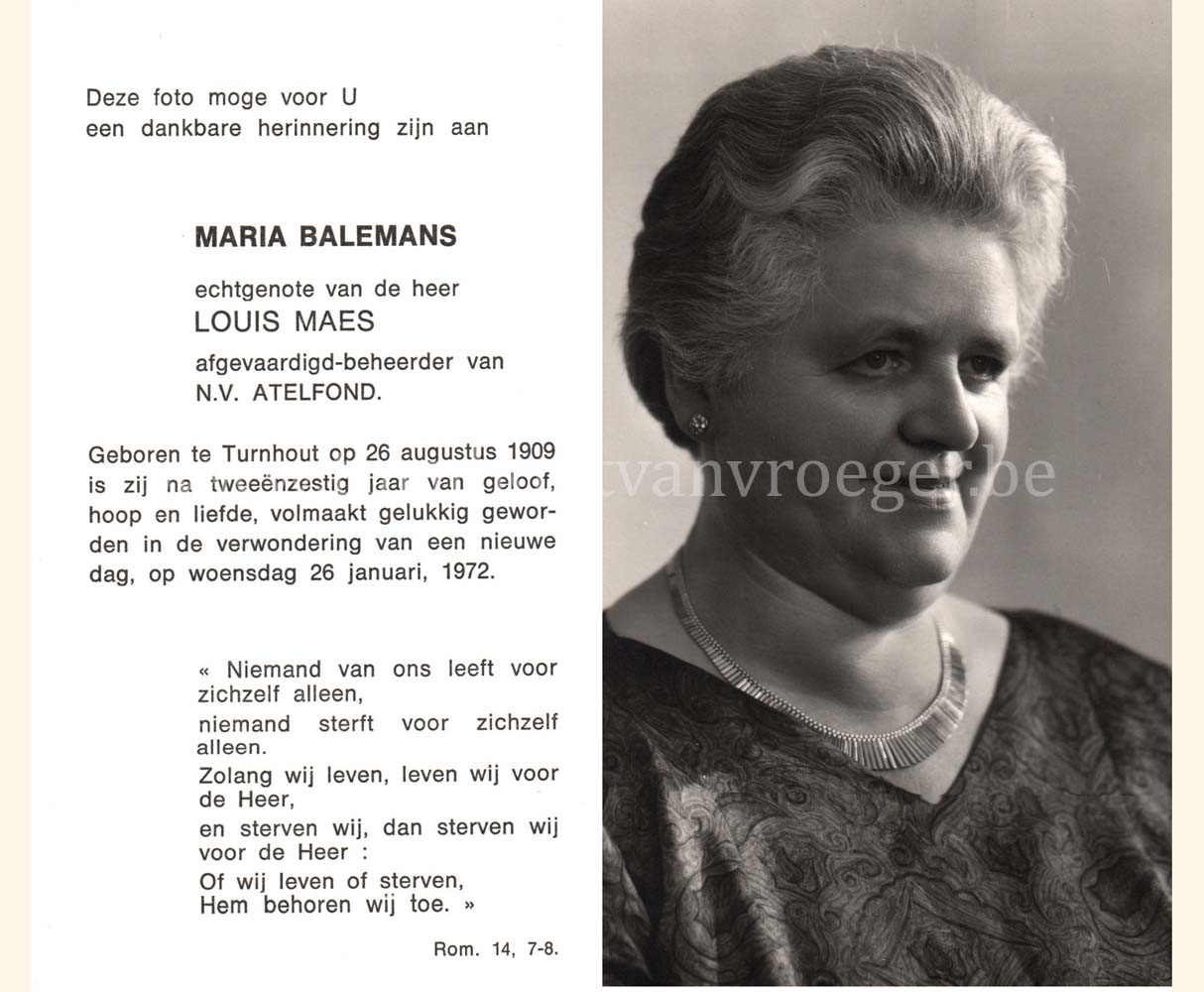 Turnhout van Vroeger - Familie Balemans