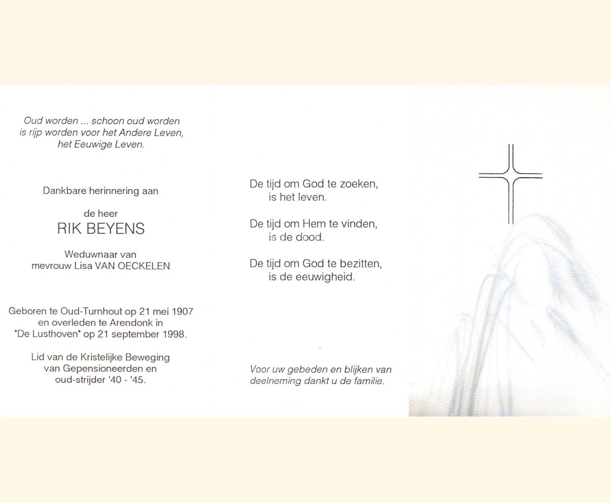 Turnhout van Vroeger - Familie Beyens