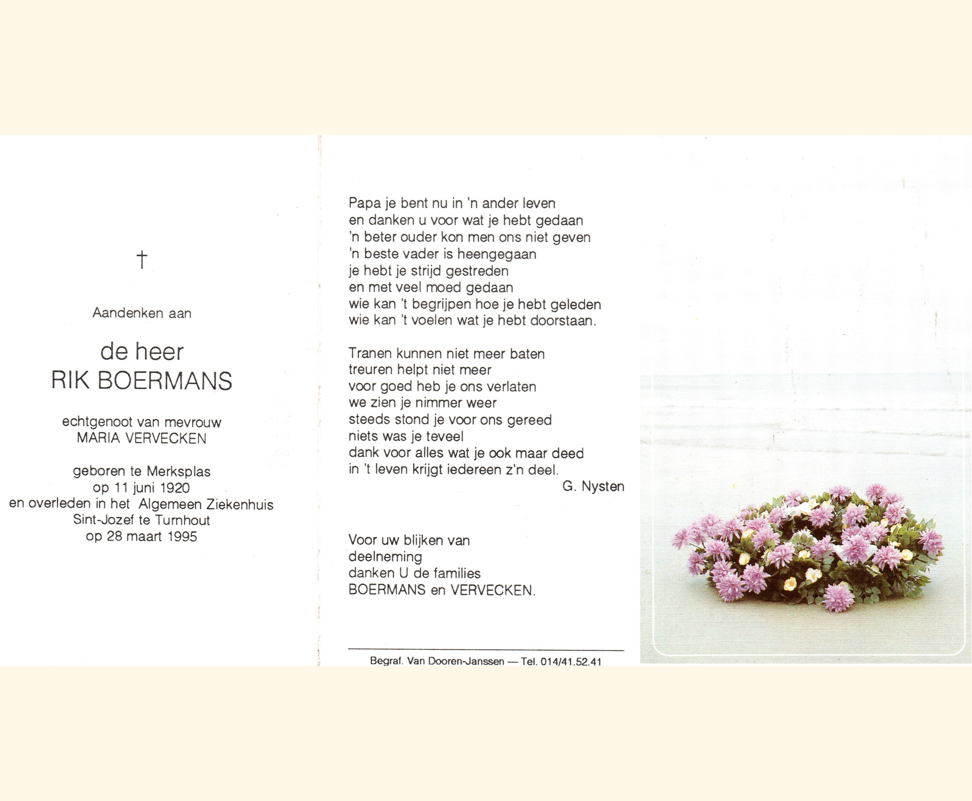 Turnhout van Vroeger - Familie Boermans