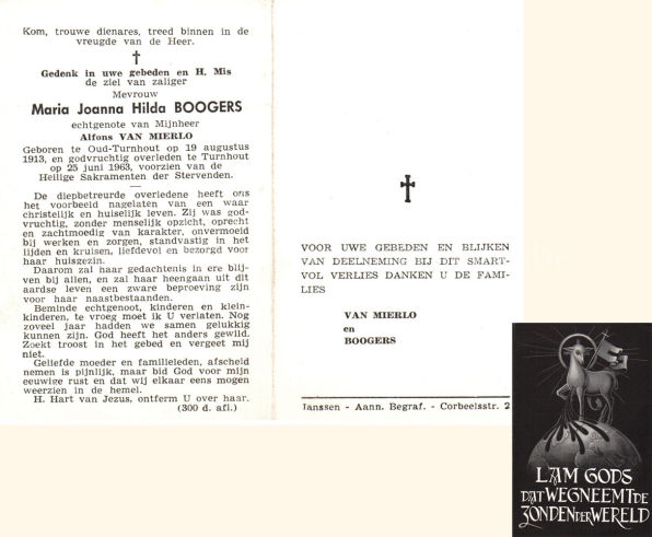 Turnhout van Vroeger - Familie Boogers
