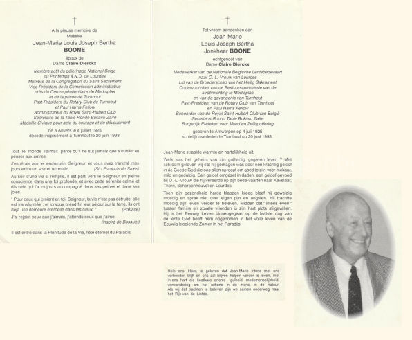 Turnhout van Vroeger - Familie Boone