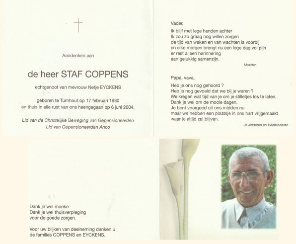 Turnhout van Vroeger - Familie Coppens