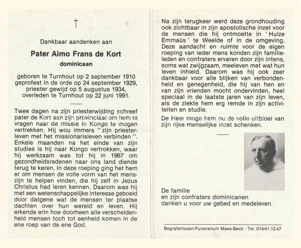 Turnhout van Vroeger - Familie De Kort