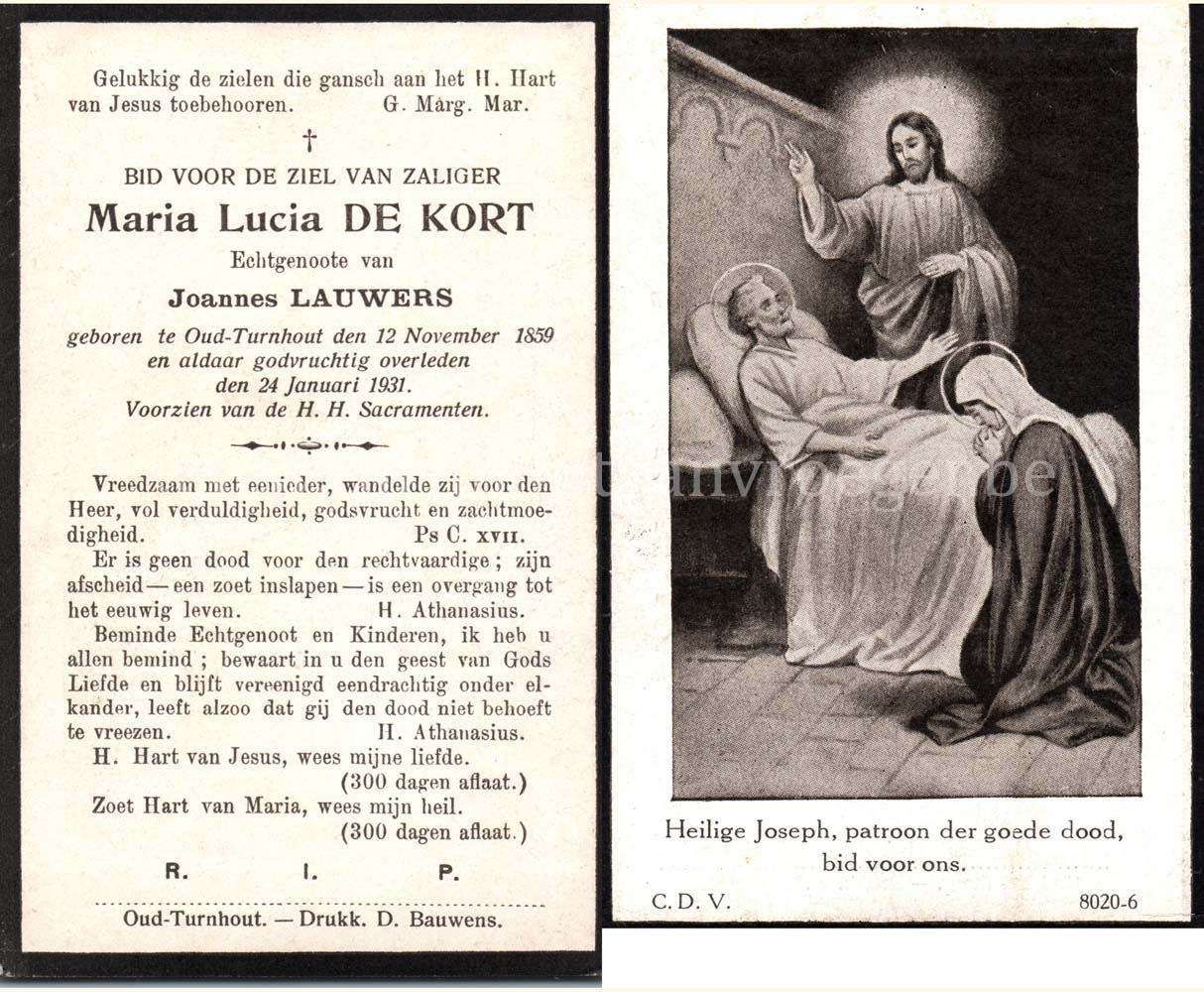 Turnhout van Vroeger - Familie De Kort