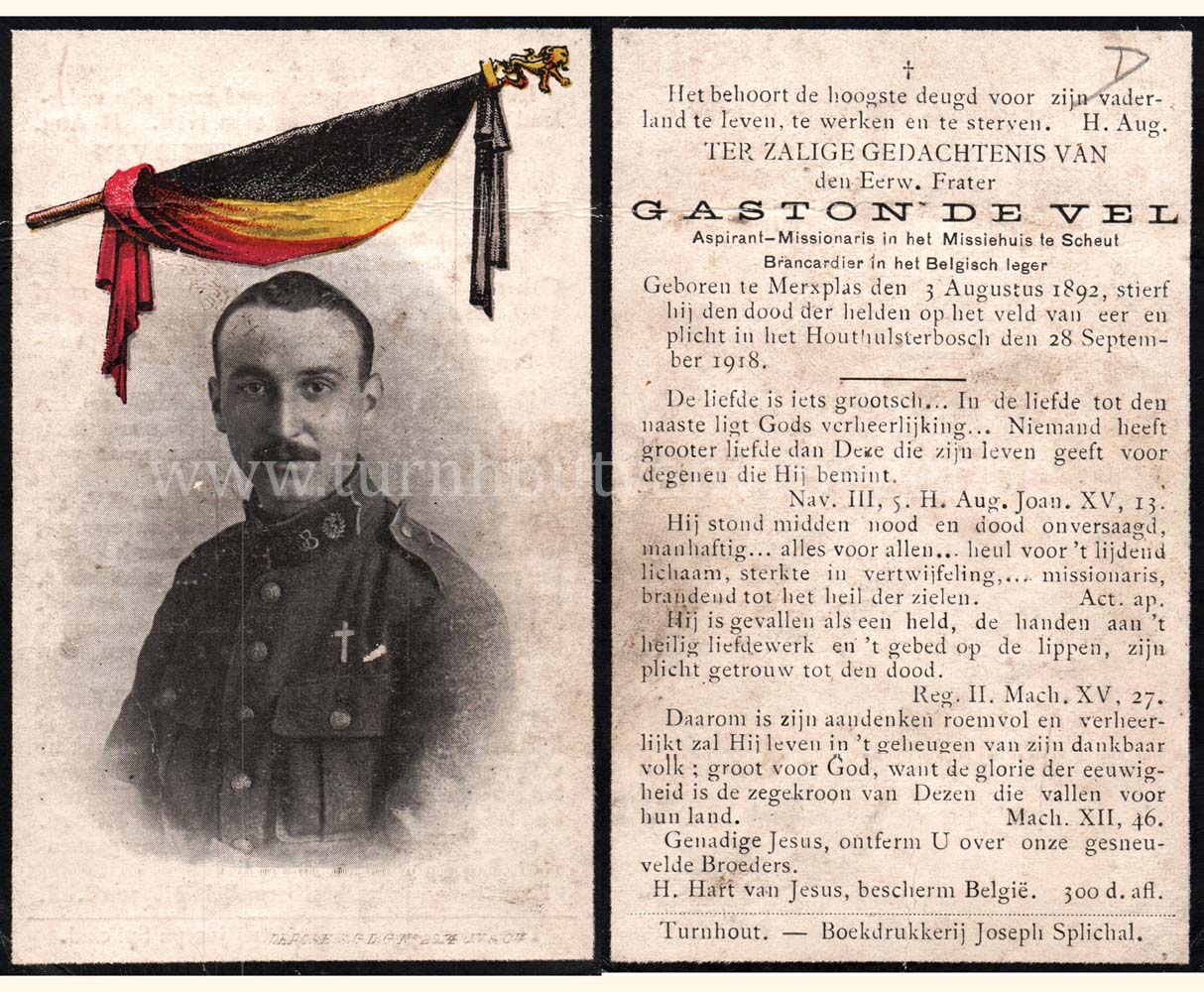 Turnhout van Vroeger - Familie De Vel