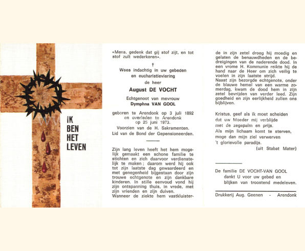 Turnhout van Vroeger - Familie De Vocht