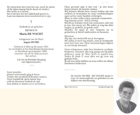 Turnhout van Vroeger - Familie De Vocht