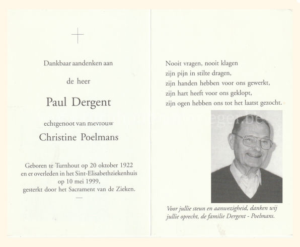 Turnhout van Vroeger - Familie Dergent