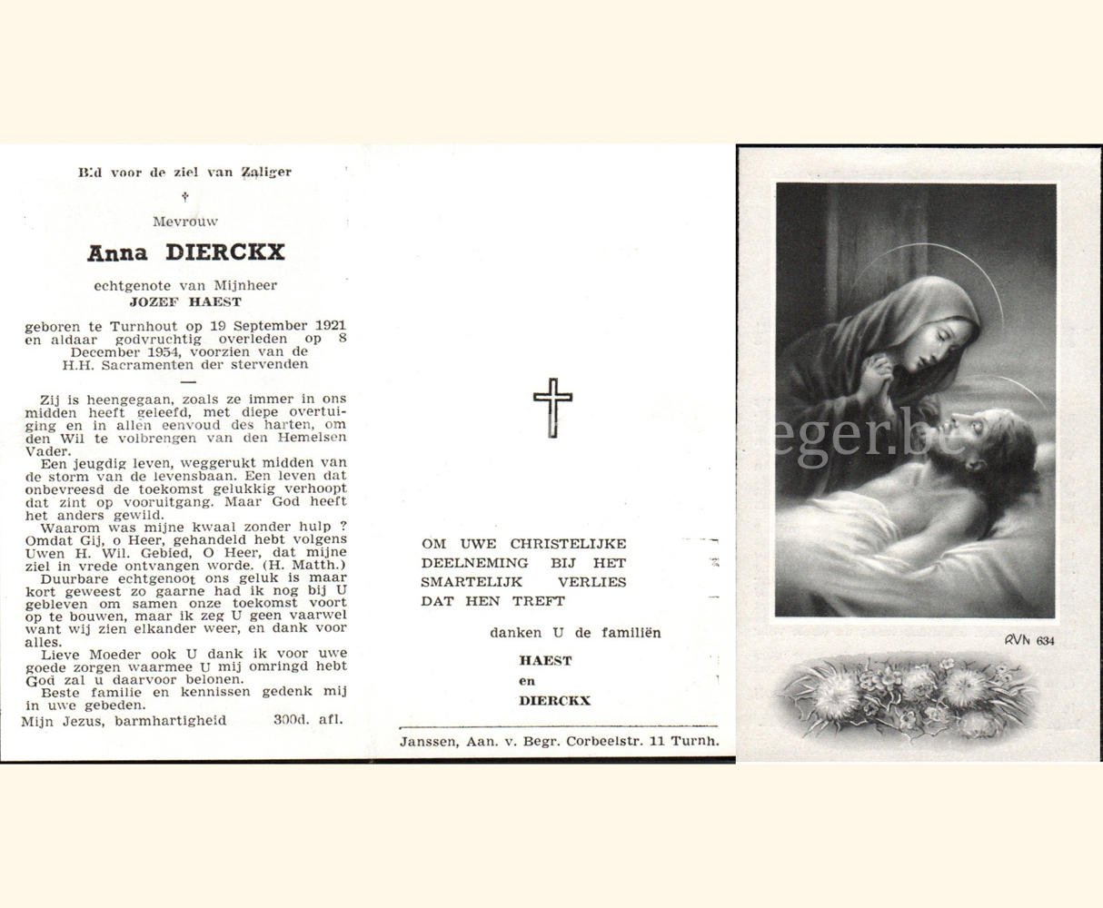 Turnhout van Vroeger - Familie Dierckx