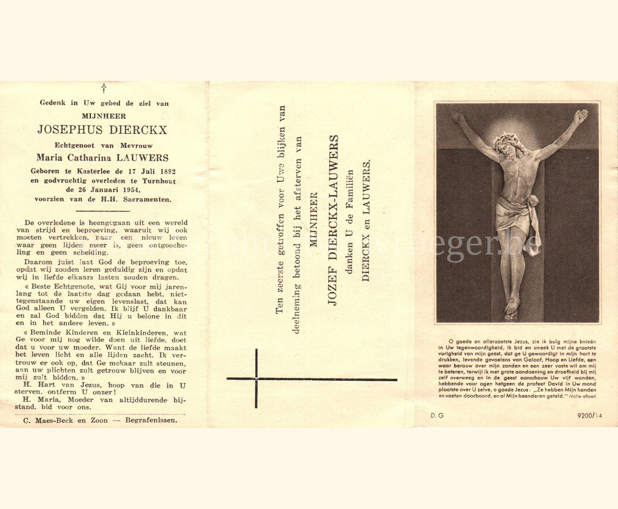 Turnhout van Vroeger - Familie Dierckx