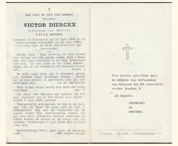 Turnhout van Vroeger - Familie Dierckx