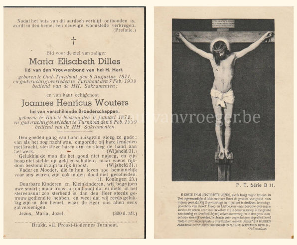 Turnhout van Vroeger - Familie Dilles