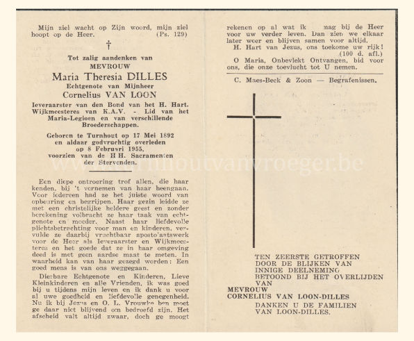 Turnhout van Vroeger - Familie Dilles