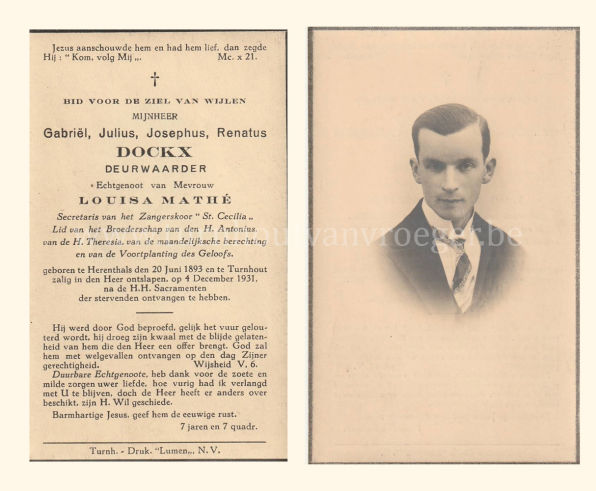 Turnhout van Vroeger - Familie Dockx