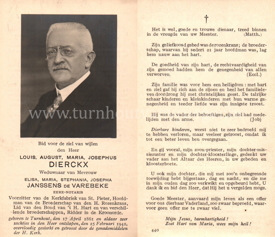 Turnhout van Vroeger - Dubbele bidprentjes - Turnhout 1