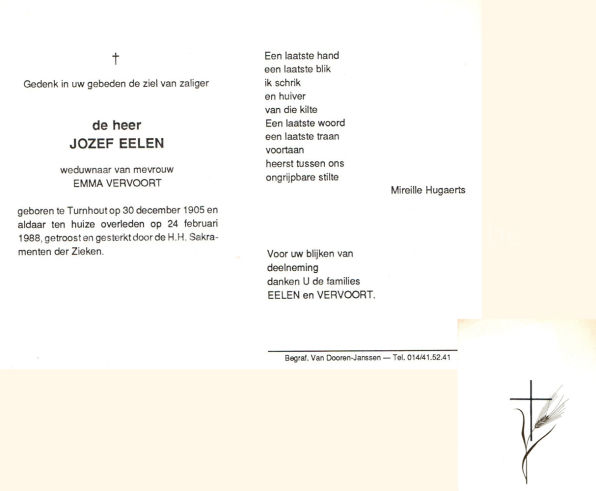 Turnhout van Vroeger - Familie Eelen