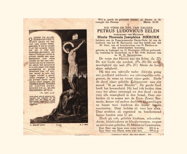 Turnhout van Vroeger - Familie Eelen