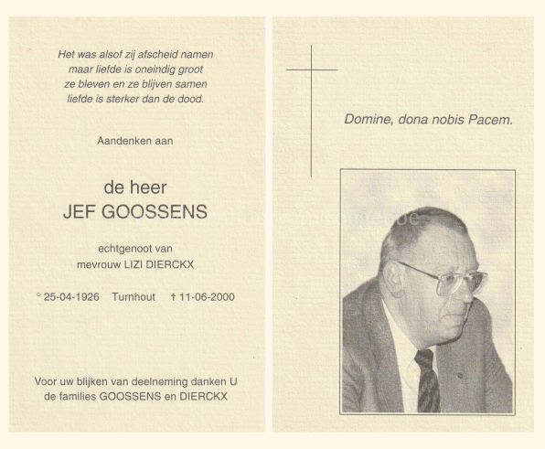 Turnhout van Vroeger - Familie Goossens