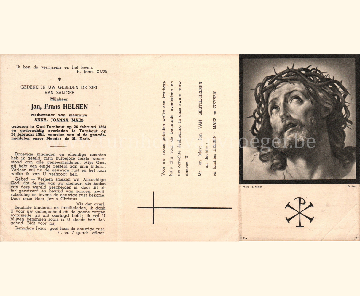 Turnhout van Vroeger - Familie Helsen