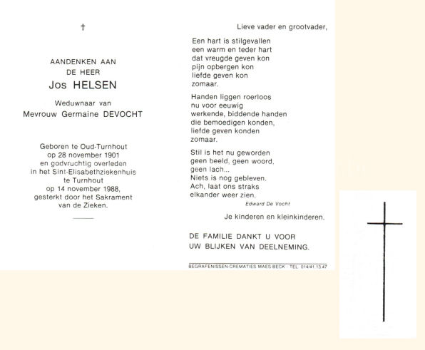 Turnhout van Vroeger - Familie Helsen