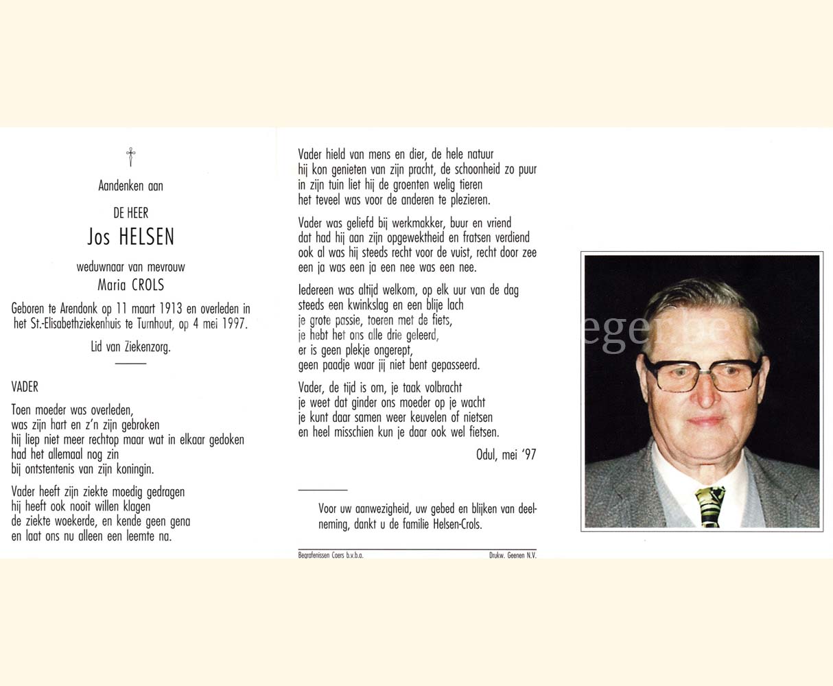 Turnhout van Vroeger - Familie Helsen