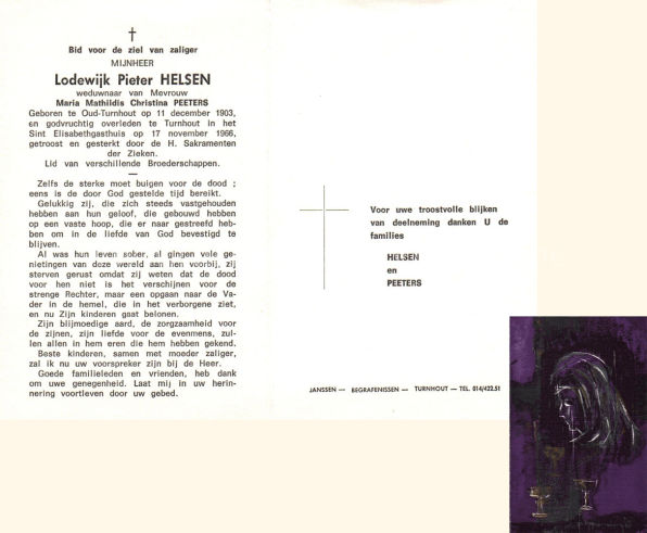 Turnhout van Vroeger - Familie Helsen