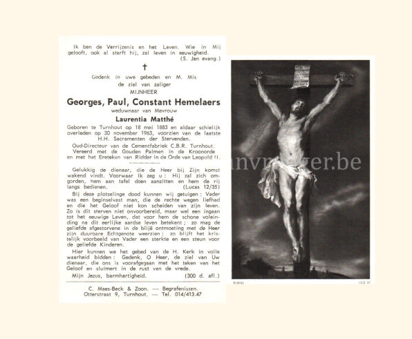 Turnhout van Vroeger - Familie Hemelaers