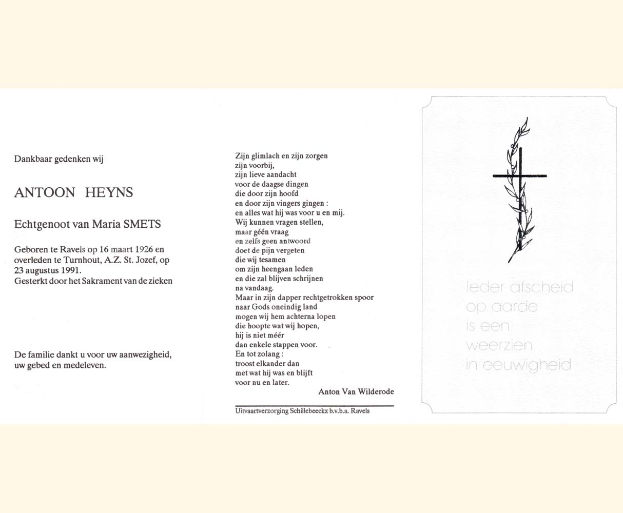 Turnhout van Vroeger - Familie Heyns