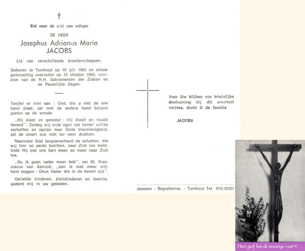 Turnhout van Vroeger - Familie Jacobs