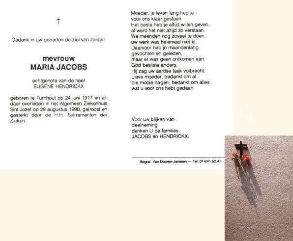 Turnhout van Vroeger - Familie Jacobs