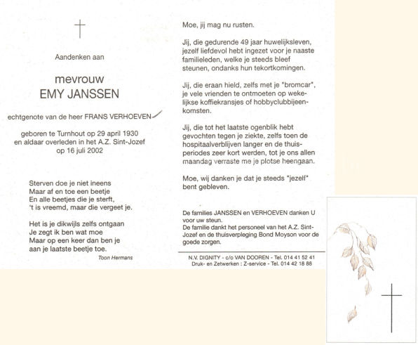 Turnhout van Vroeger - Familie Janssen