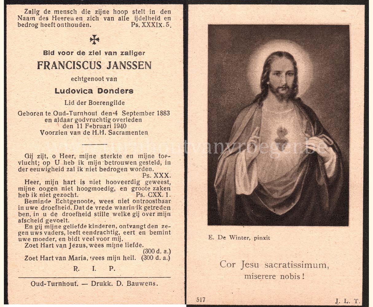 Turnhout van Vroeger - Familie Janssen