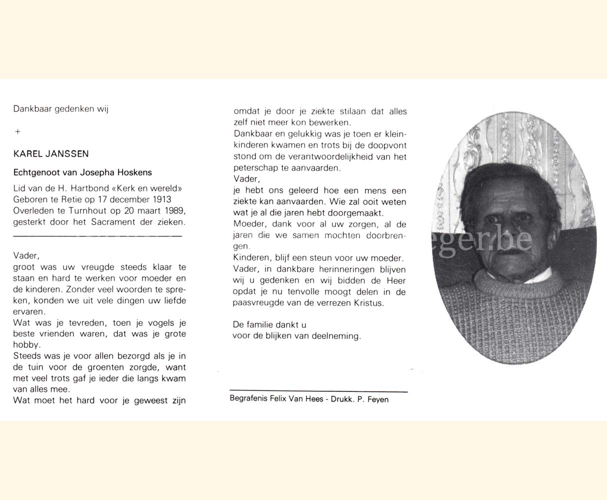 Turnhout van Vroeger - Familie Janssen