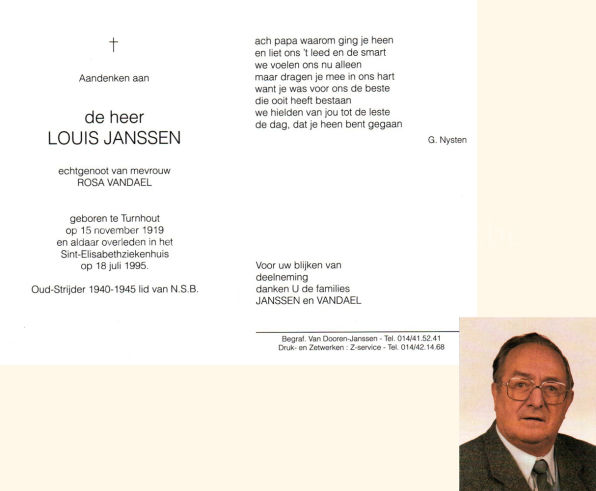 Turnhout van Vroeger - Familie Janssen