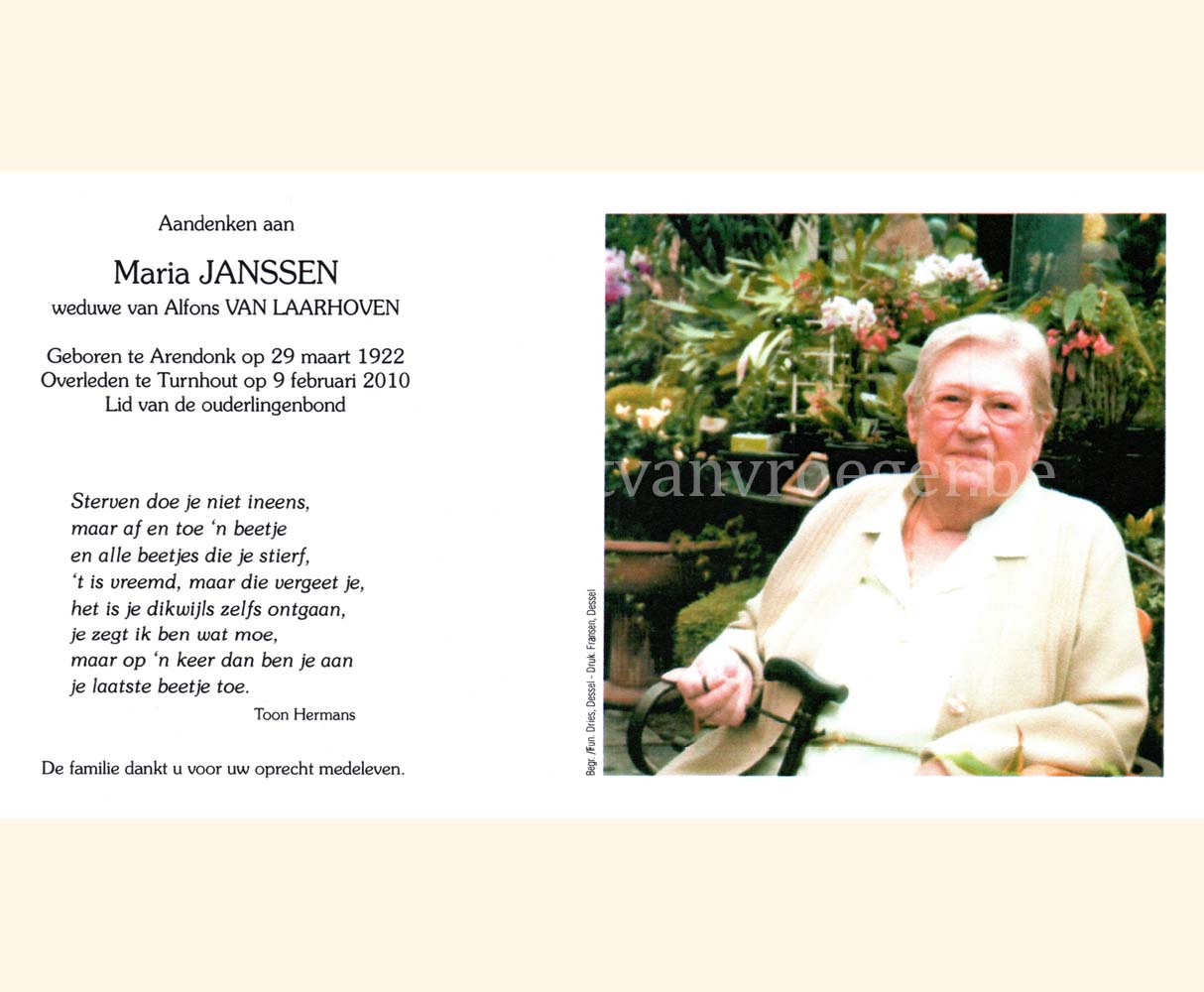 Turnhout van Vroeger - Familie Janssen