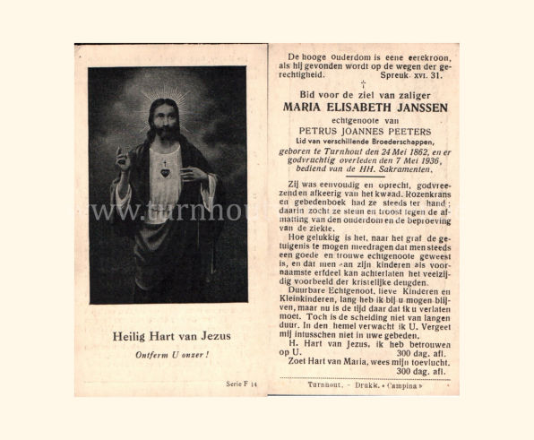 Turnhout van Vroeger - Familie Janssen