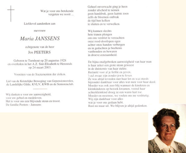 Turnhout van Vroeger - Familie Janssens