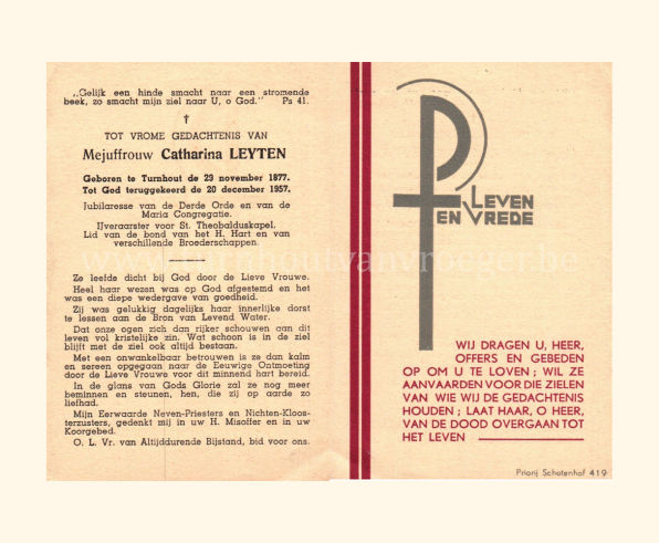 Turnhout van Vroeger - Familie Leyten