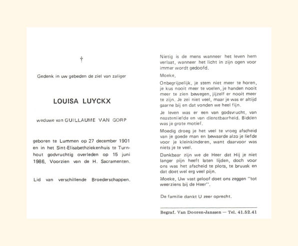 Turnhout van Vroeger - Familie Luyckx