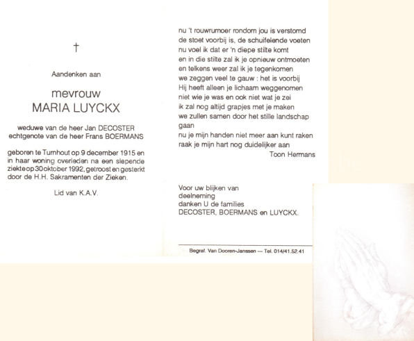 Turnhout van Vroeger - Familie Luyckx