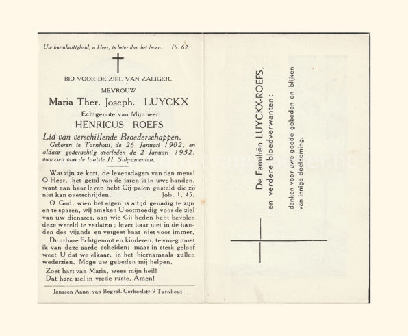 Turnhout van Vroeger - Familie Luyckx