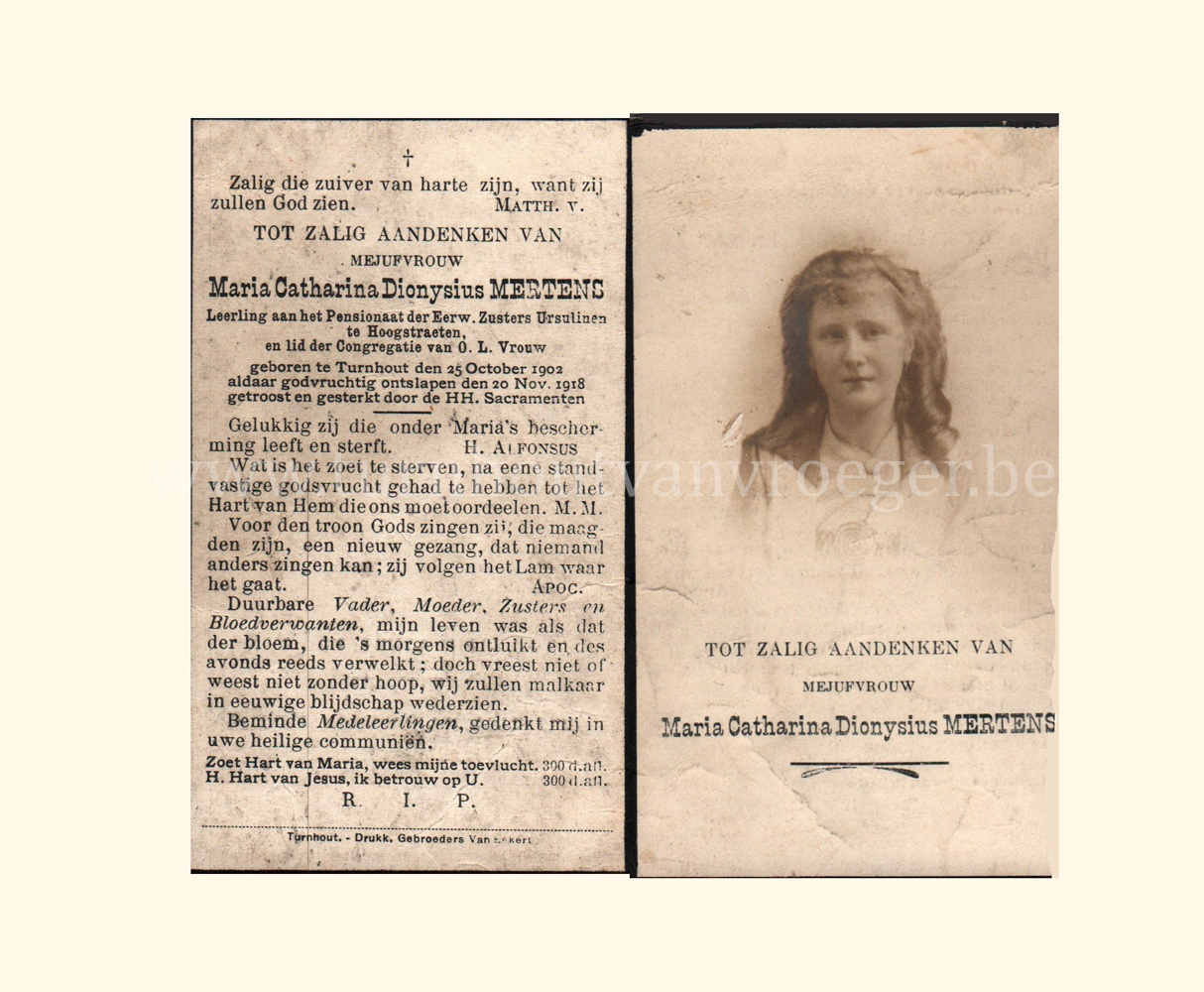 Turnhout van Vroeger - Familie Mertens