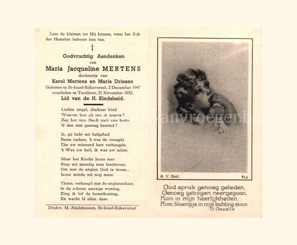 Turnhout van Vroeger - Familie Mertens