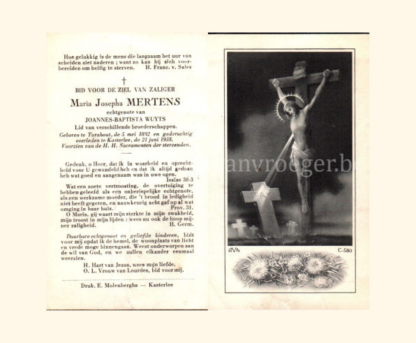 Turnhout van Vroeger - Familie Mertens