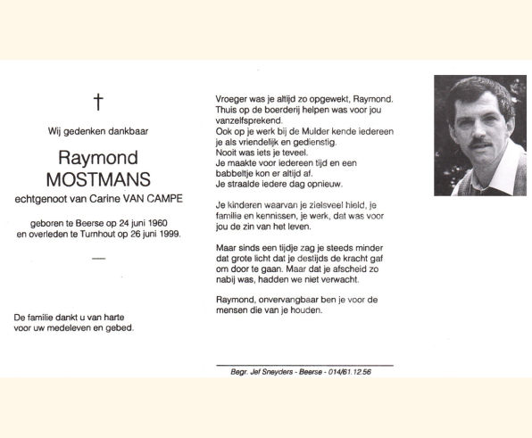 Turnhout van Vroeger - Familie Mostmans