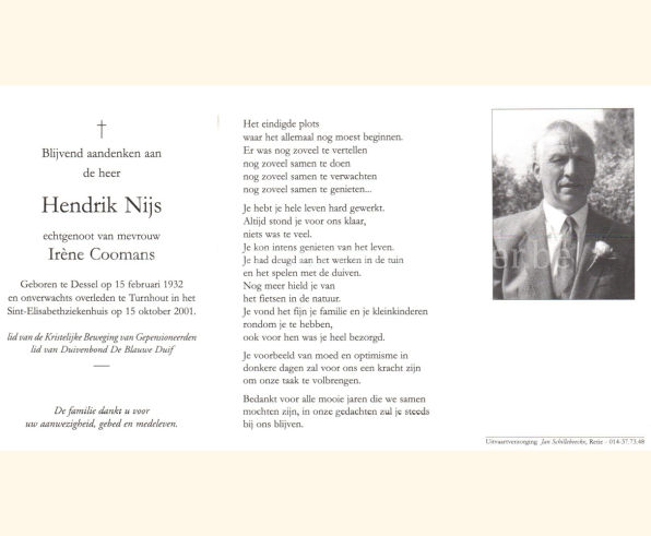 Turnhout van Vroeger - Familie Nijs